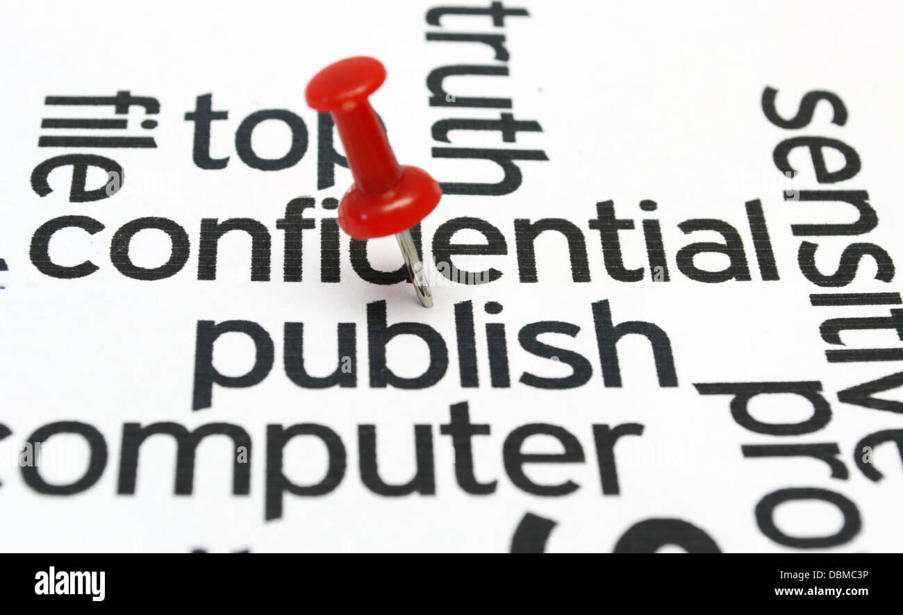 Secret info leaked concept Stock Photo - Alamy Secret info leaked concept Stock Photo - Alamy