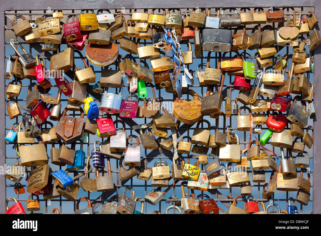 Love bridge helsinki hi-res stock photography and images - Alamy