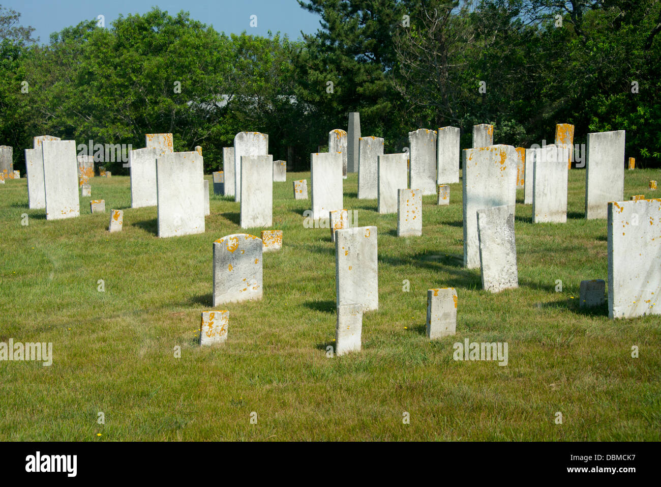 Massachusetts, Nantucket. Historic graveyard Stock Photo - Alamy