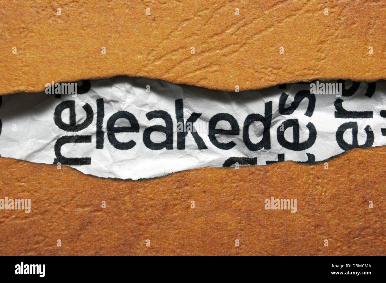 Secret info leaked concept Stock Photo - Alamy Secret info leaked concept Stock Photo - Alamy