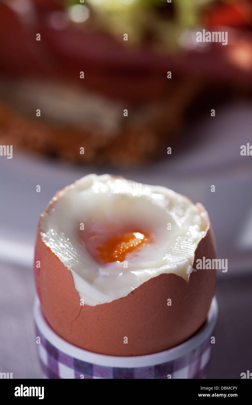 Open soft boiled egg hi-res stock photography and images - Alamy