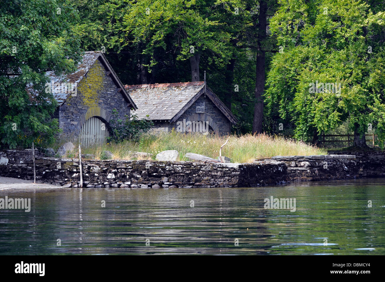 Traditional Stone Built Boat Houses High Resolution Stock Photography ...