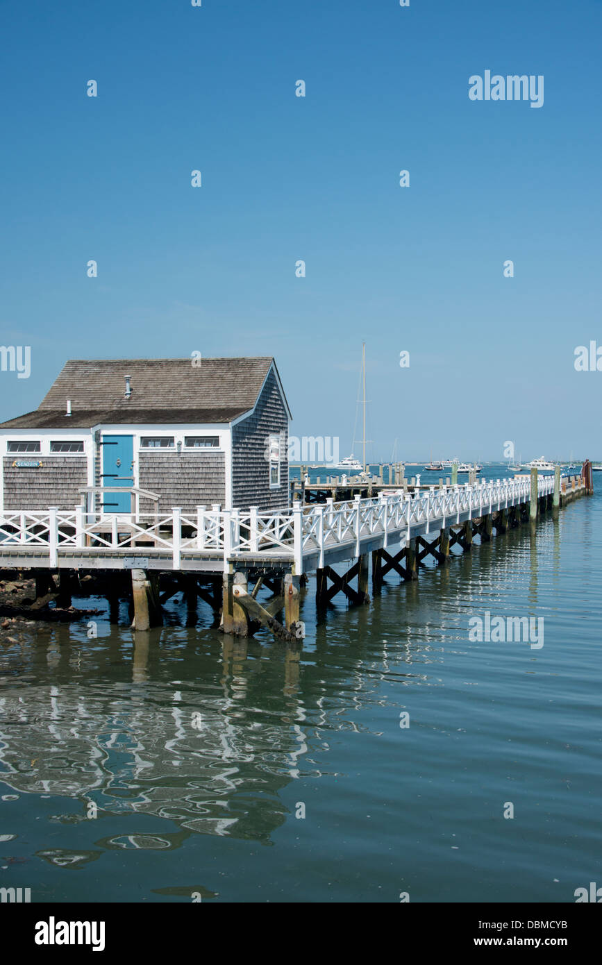 Nantucket massachusetts straight wharf hi-res stock photography and ...