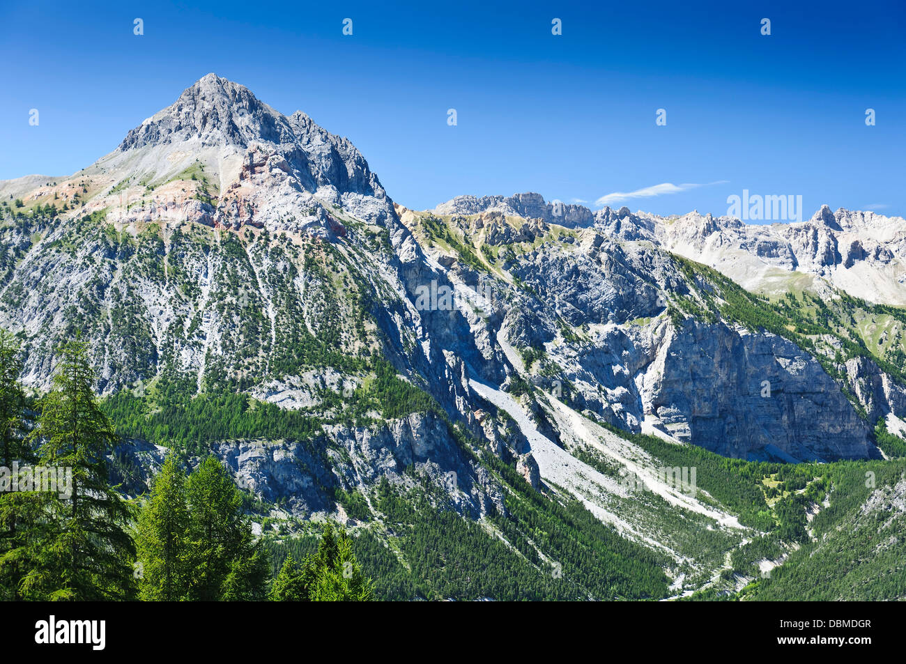 Red Pinnacle in italian Alps Stock Photo - Alamy