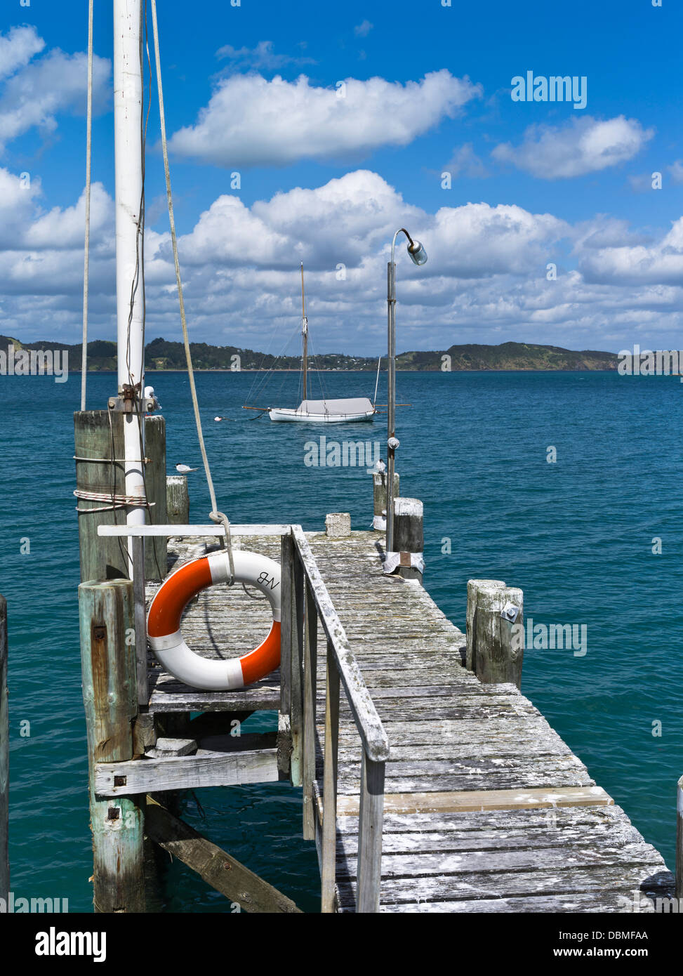 dh Roberton Island BAY OF ISLANDS NEW ZEALAND Old jetty Motuarohia ...