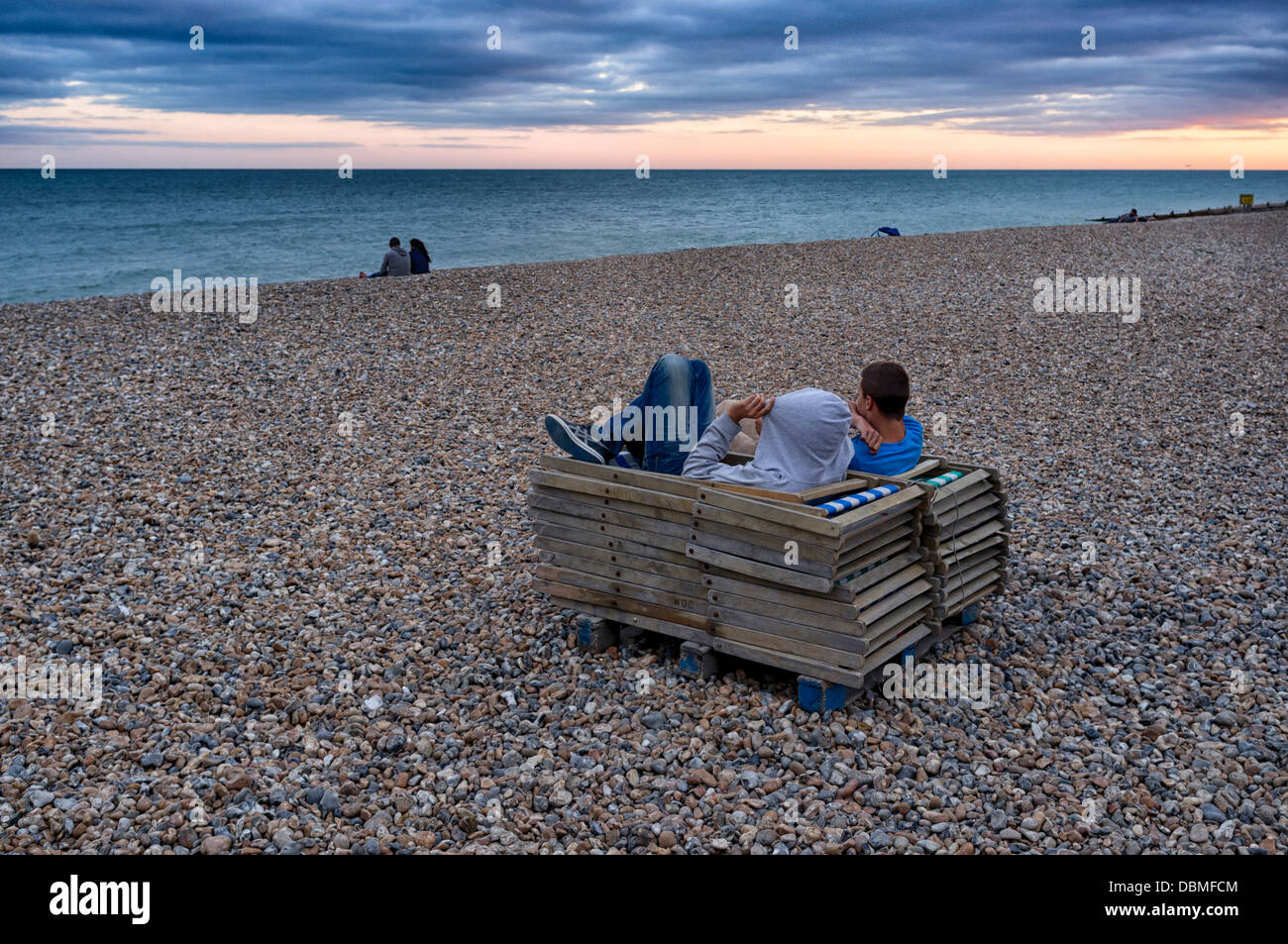 Laying on chair hi-res stock photography and images - Alamy