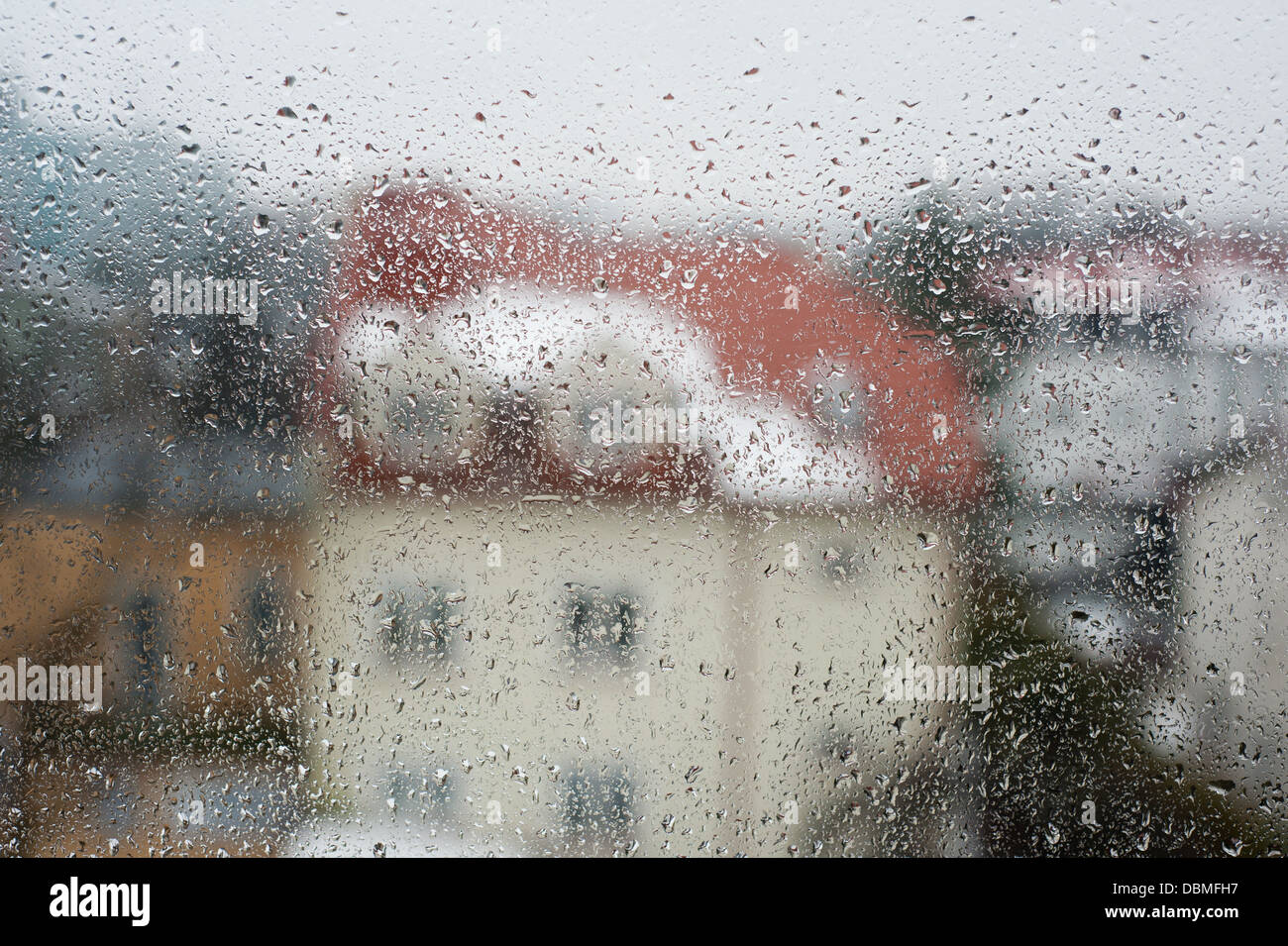 Rain drops on home hi-res stock photography and images - Alamy