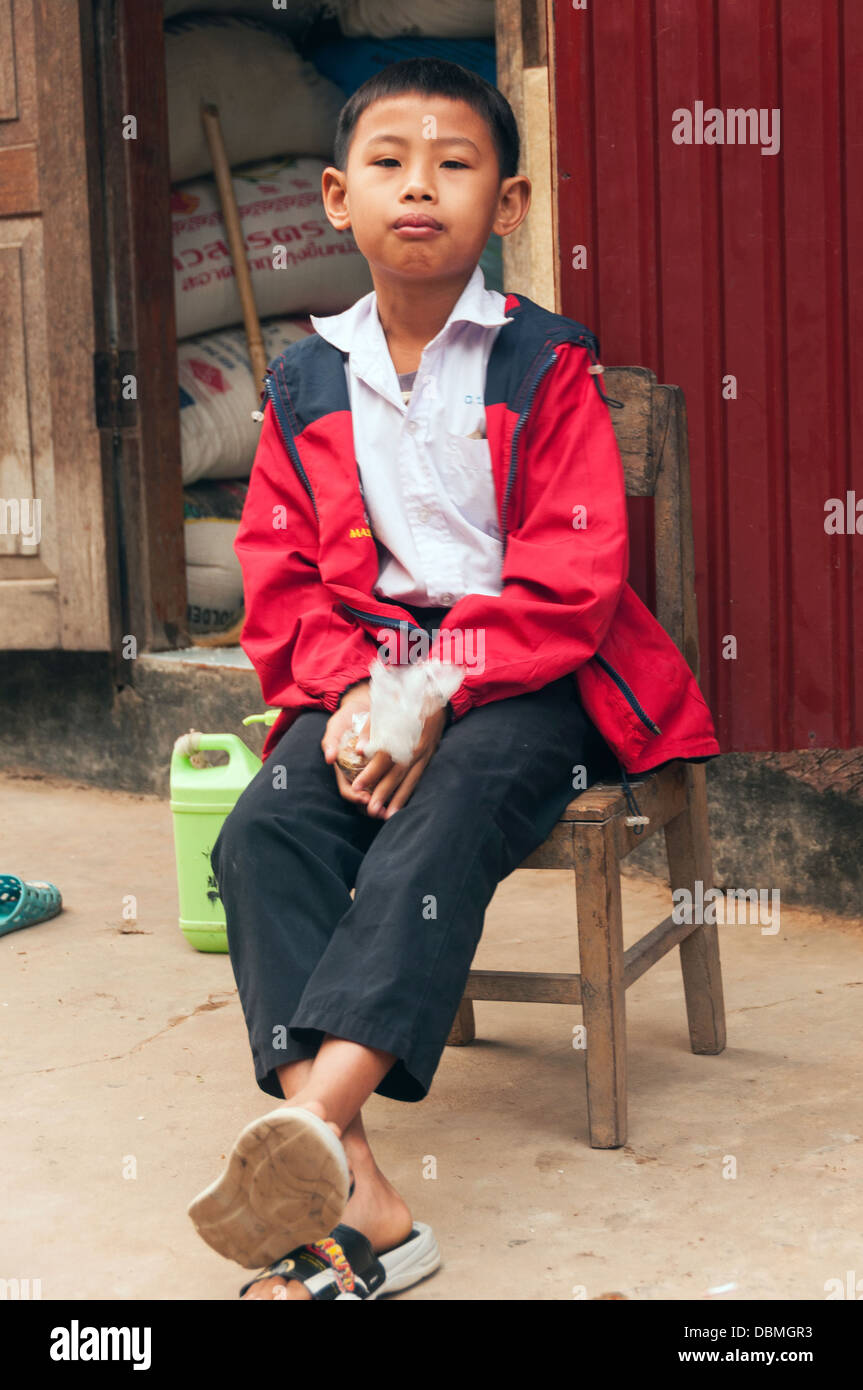 Lao kid hi-res stock photography and images - Alamy