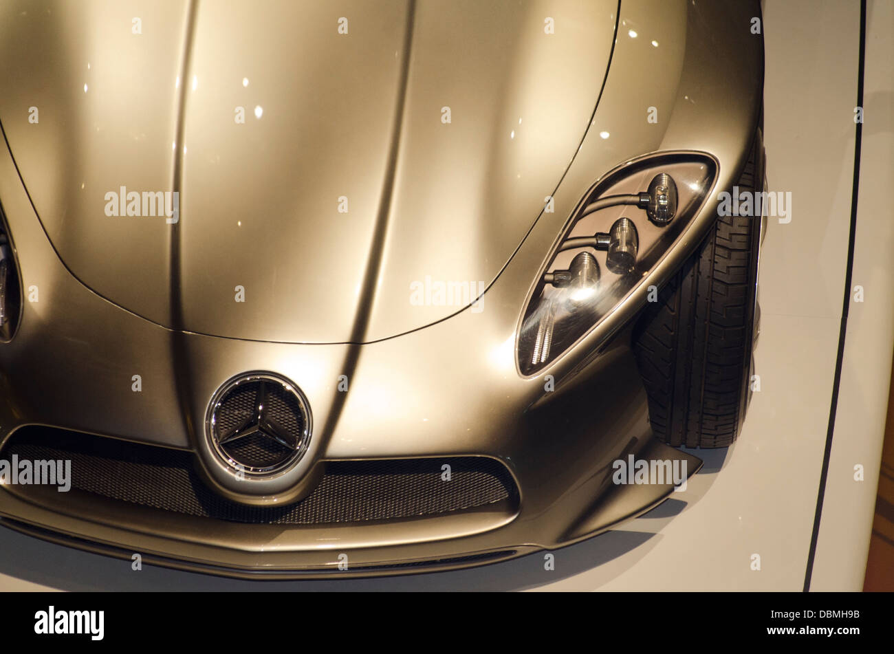 An project car of Mercedes as seen in Mercedes Museum in Stuttgart ...