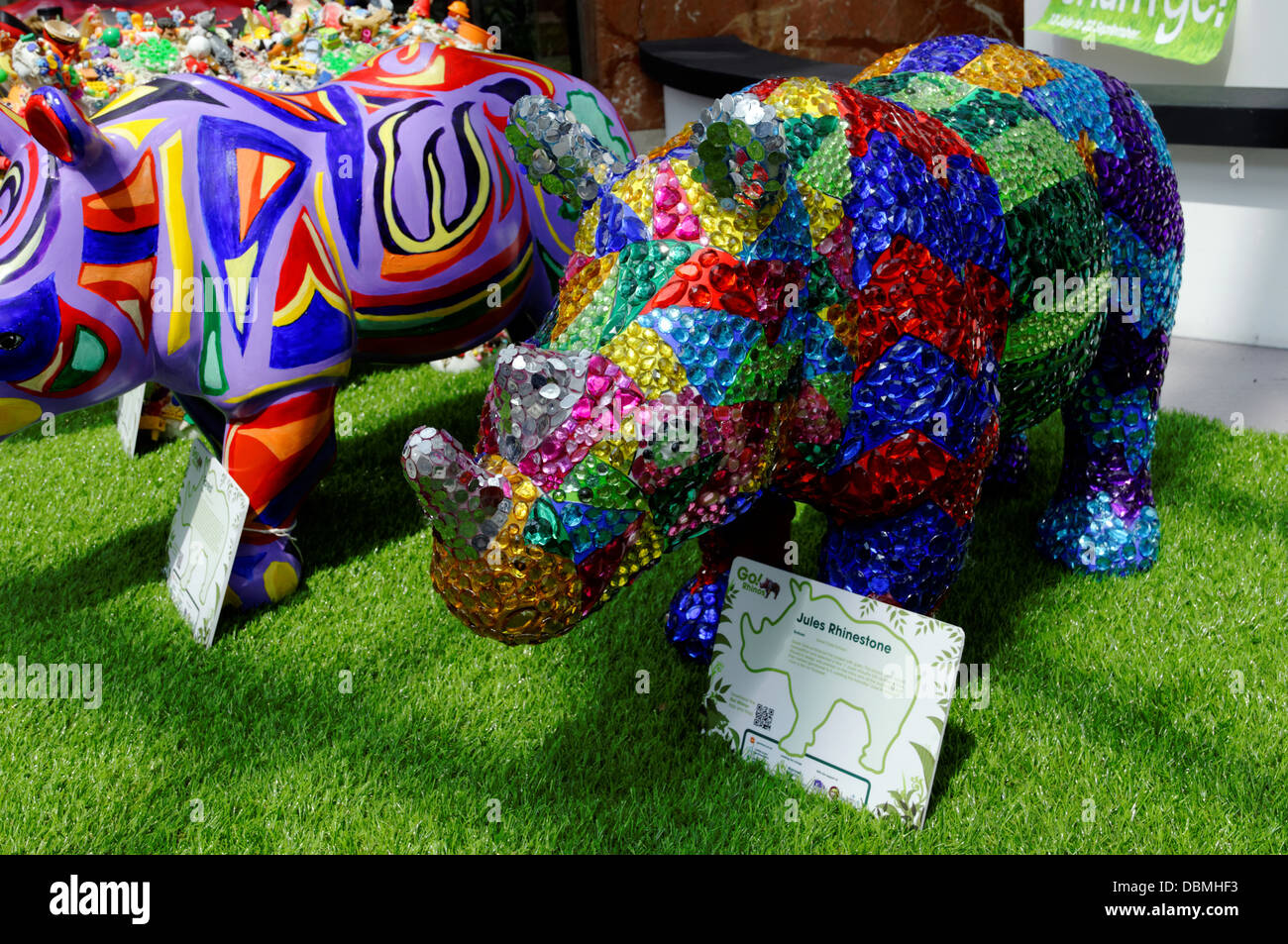 Art Rhino Project, Southampton, Hampshire, England, UK, GB Stock Photo ...