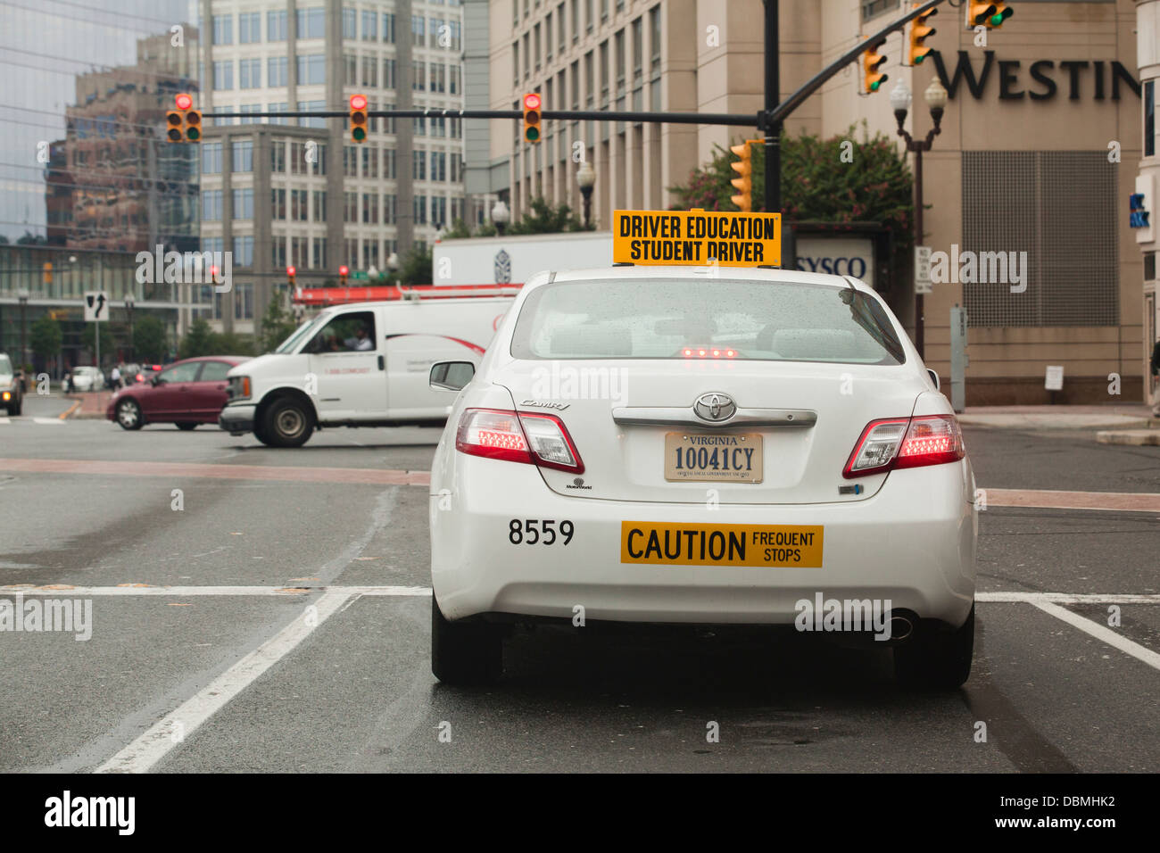 Learner Driver Car High Resolution Stock Photography and Images - Alamy