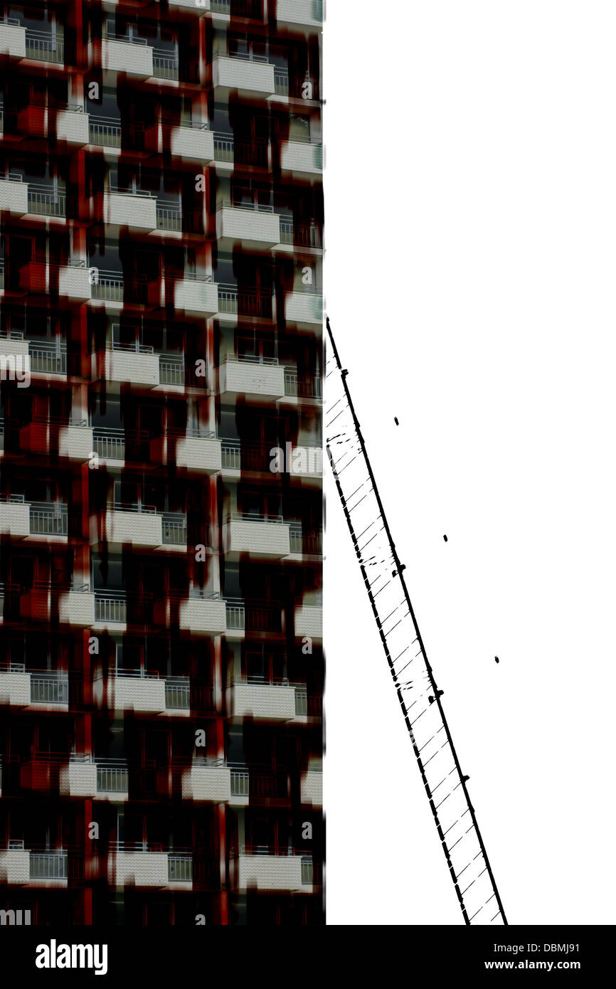 Abstract tower crane hi-res stock photography and images - Alamy