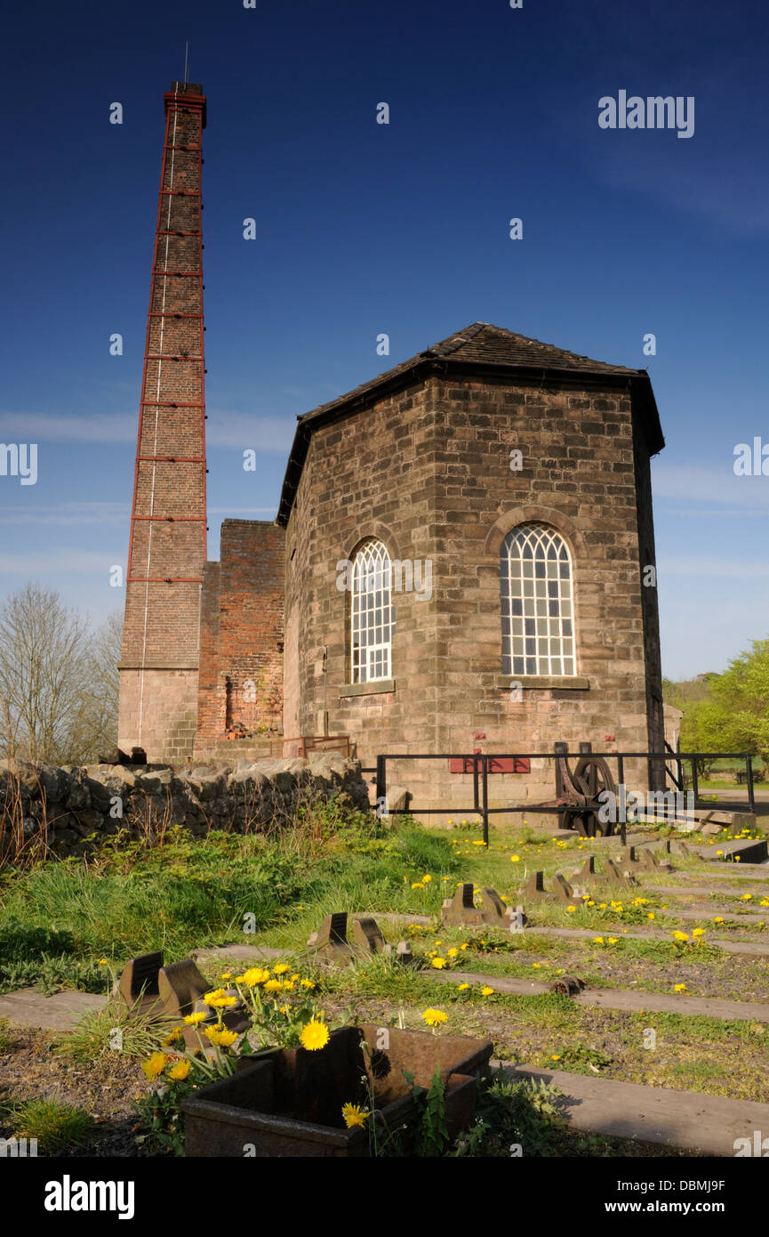 Middleton Top Winding House, above Cromford in the White Peak ...