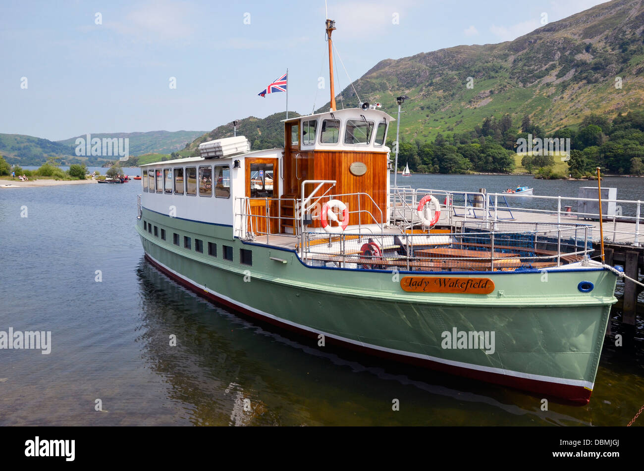 Ullswater steamer - traditional Lake District pleasure steamer on ...