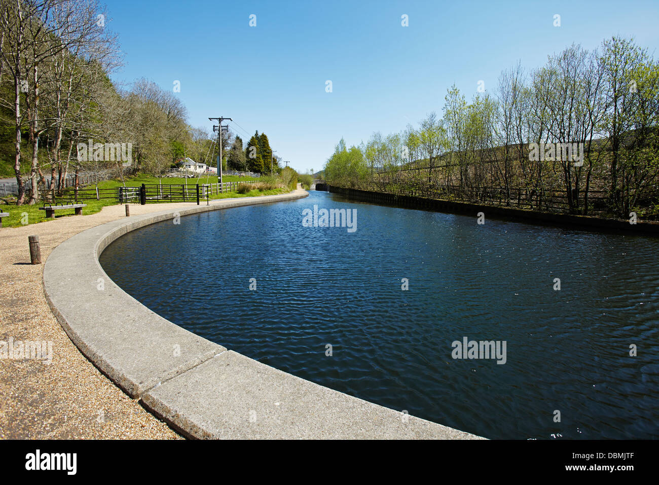 Neath canal, Resolven, South Wales, UK Stock Photo - Alamy