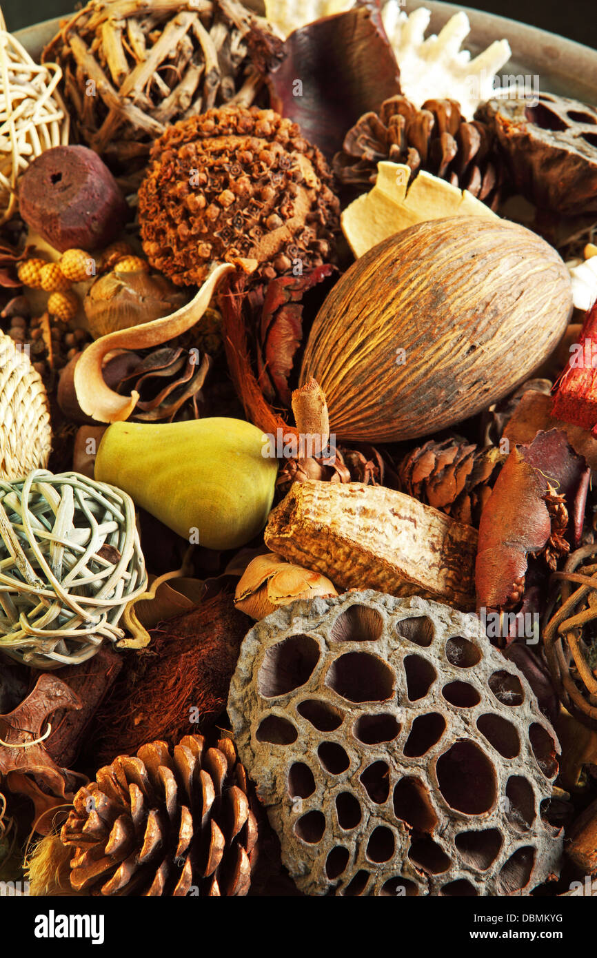 Pot Pouri in bowl Stock Photo - Alamy