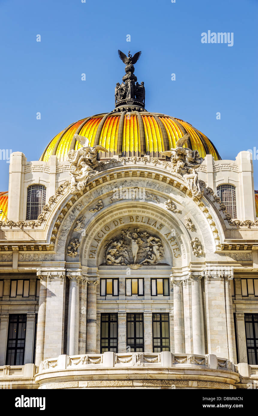 Facade of the Palacio de Bellas Artes in Mexico City Stock Photo - Alamy