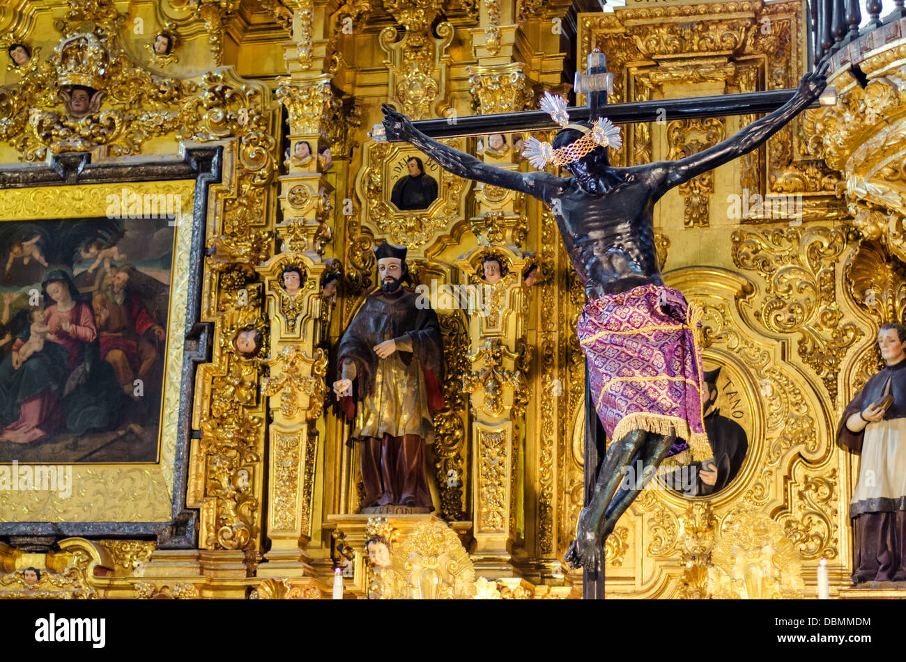 Mexico city cathedral interior hi-res stock photography and images - Alamy
