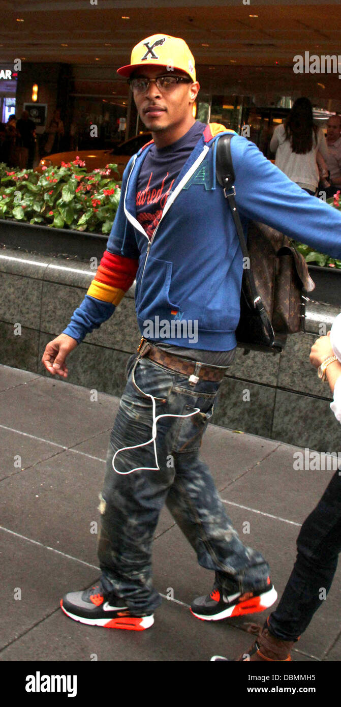 New York, New York, USA. 1st Aug, 2013. Rapper T.I. (CLIFFORD HARRIS ...