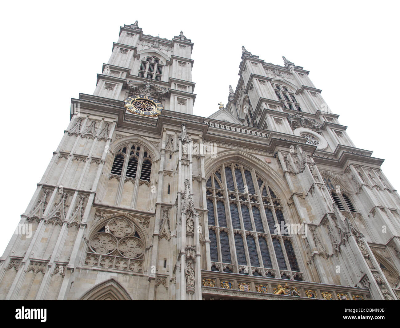 The Westminster Abbey church in London UK Stock Photo - Alamy
