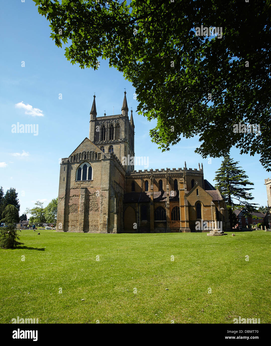 The Abbey Church of the Holy Cross, Pershore, Gloucestershire, England ...
