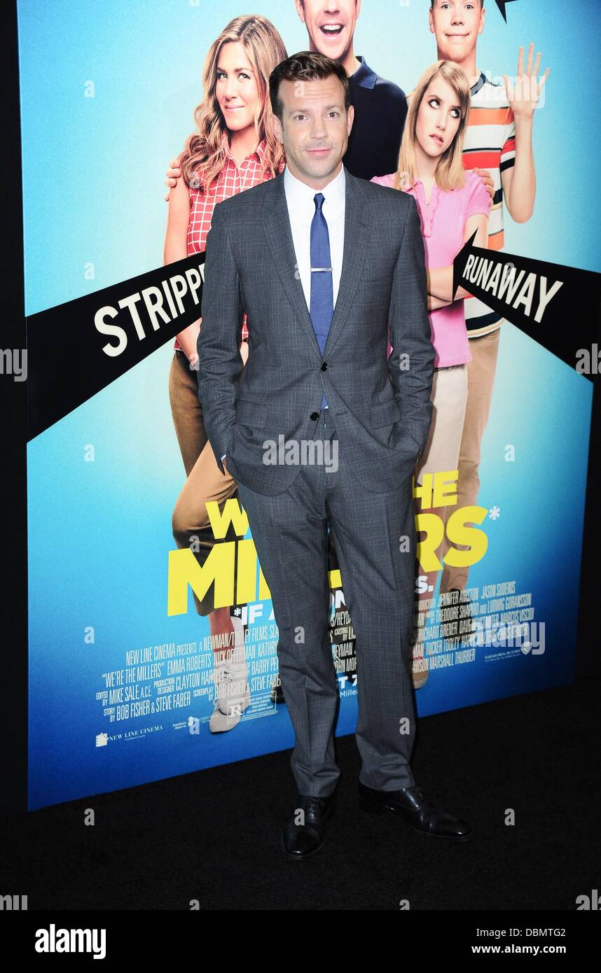 New York, NY. 1st Aug, 2013. Jason Sudeikis at arrivals for WE'RE THE ...