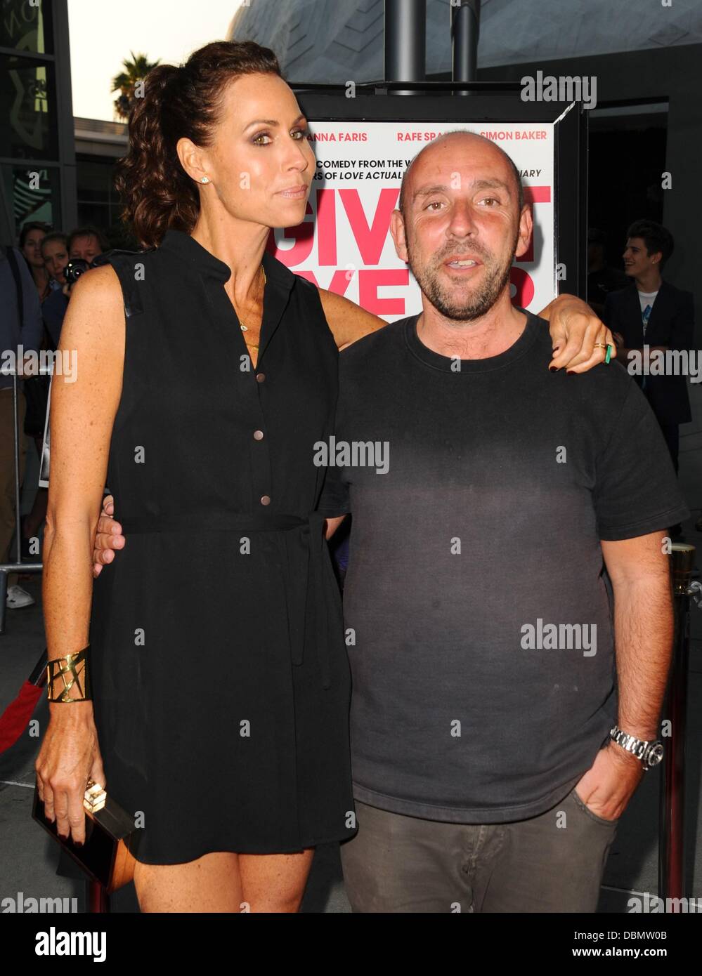 Los Angeles, CA. 1st Aug, 2013. Minnie Driver, Dan Mazer at arrivals for I GIVE IT A YEAR ...