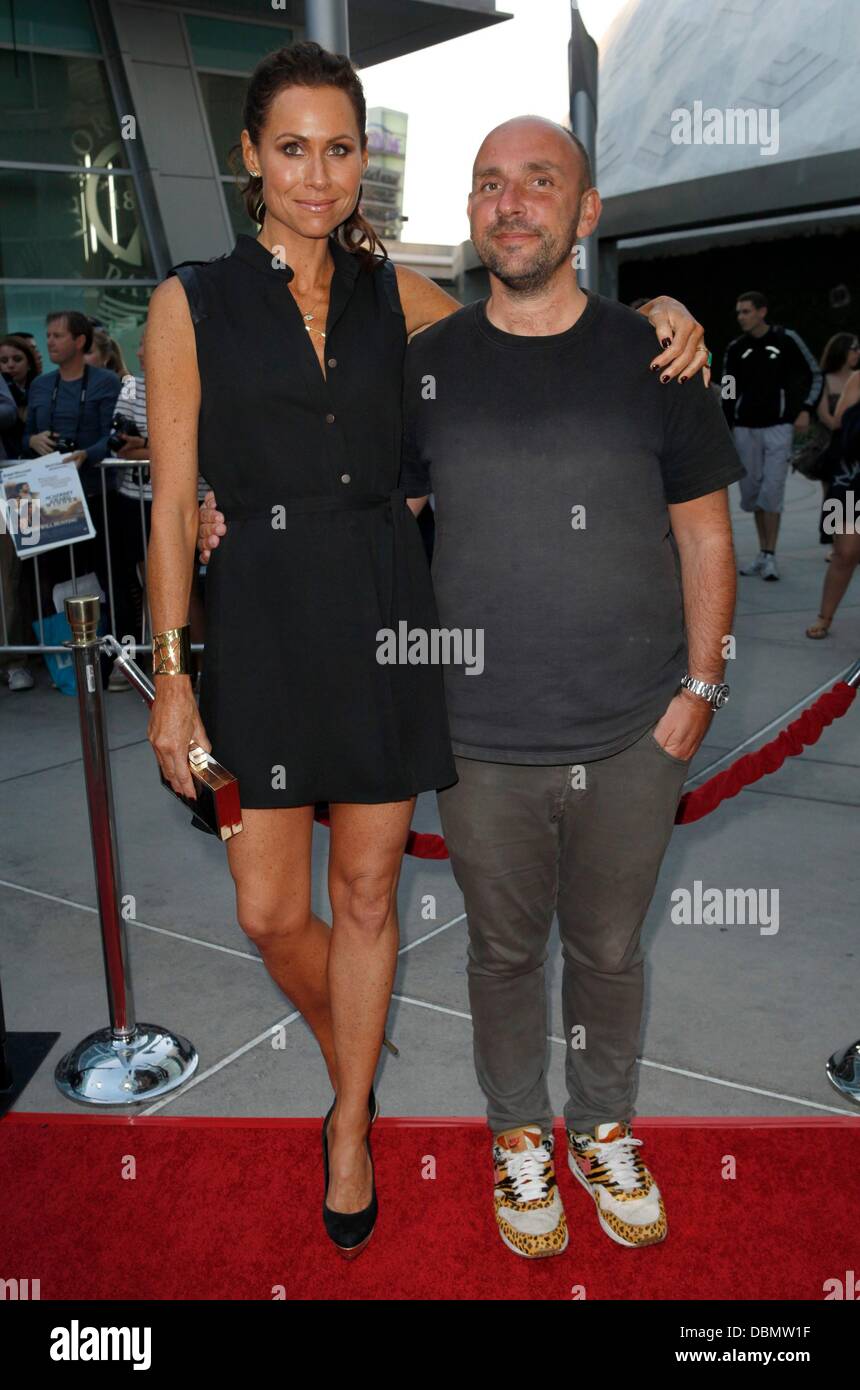 Los Angeles, CA. 1st Aug, 2013. Minnie Driver, Dan Mazer at arrivals for I GIVE IT A YEAR ...