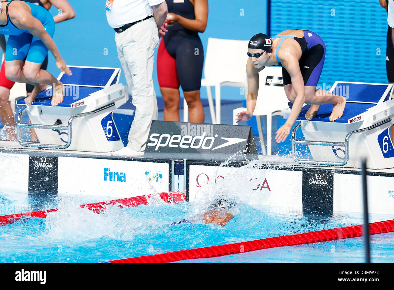 Barcelona, Spain. © D. 1st Aug, 2013. Yasuko Miyamoto (JPN) Swimming ...