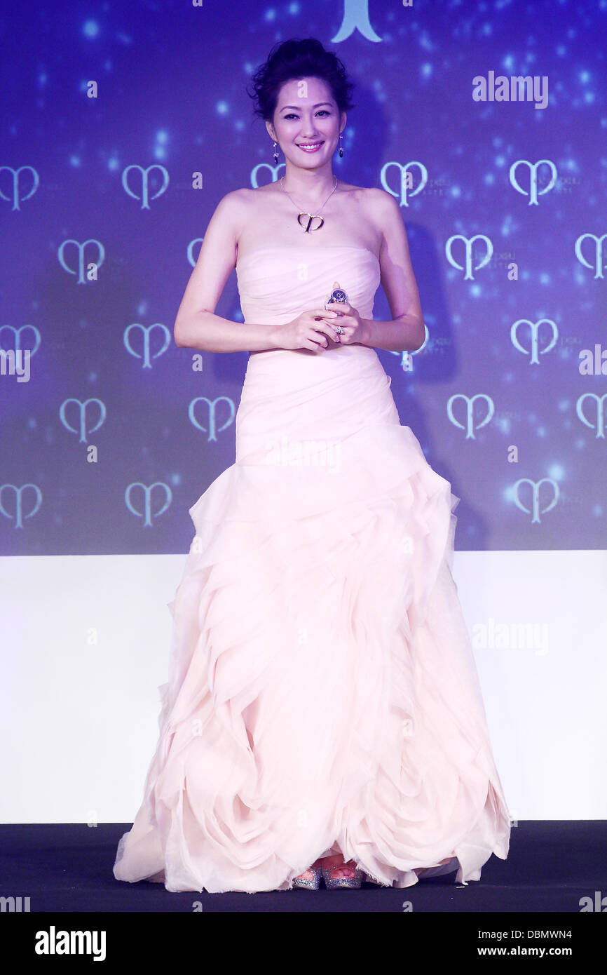 Hong Kong. 1st August 2013. Model Jessey Meng attends the promotion ...