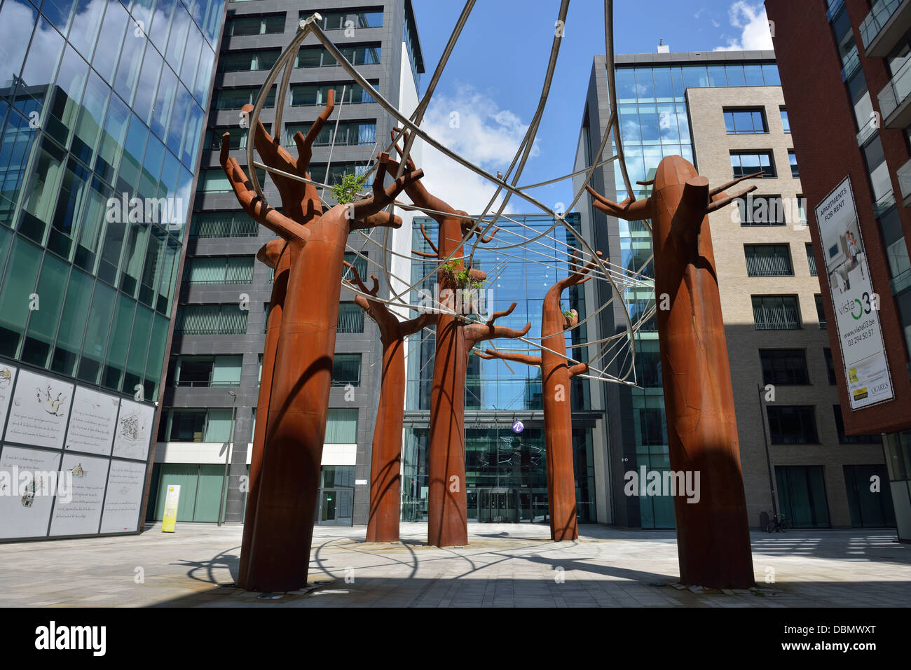 Modern sculpture, Antwerp, Belgium Stock Photo - Alamy