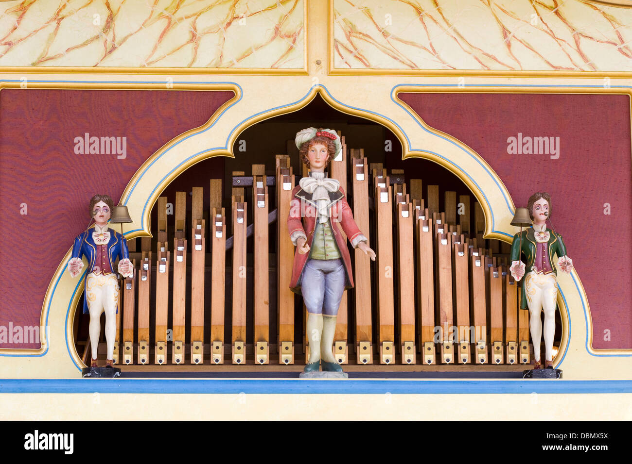 Victorian fairground organ at a steam fair in England Stock Photo - Alamy