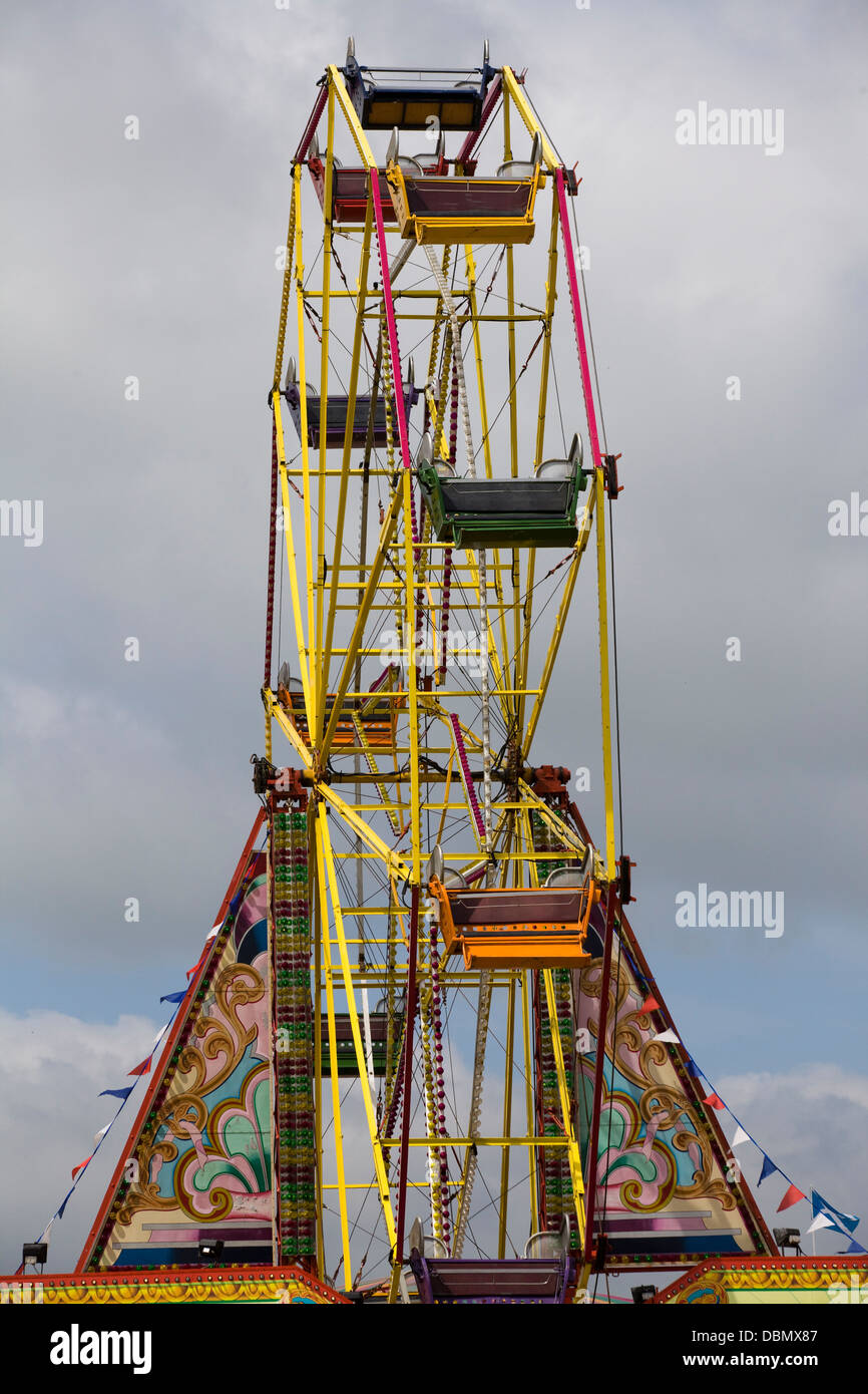 Small Ferris wheel at A Fun Fair Stock Photo - Alamy
