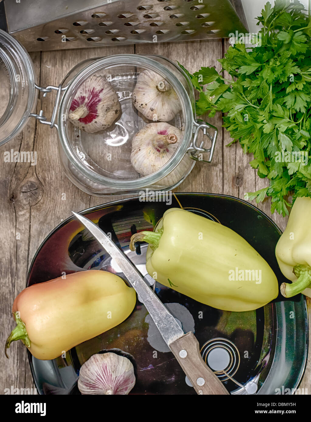 Bulgarian pepper-vegetarian meal Stock Photo - Alamy