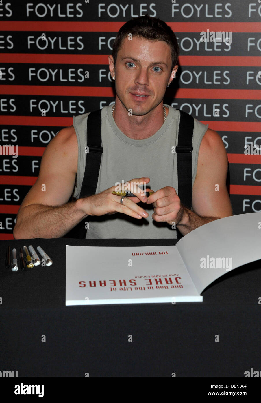 Jake Shears book signing in the Cafe at Foyles, to mark the launch of ...