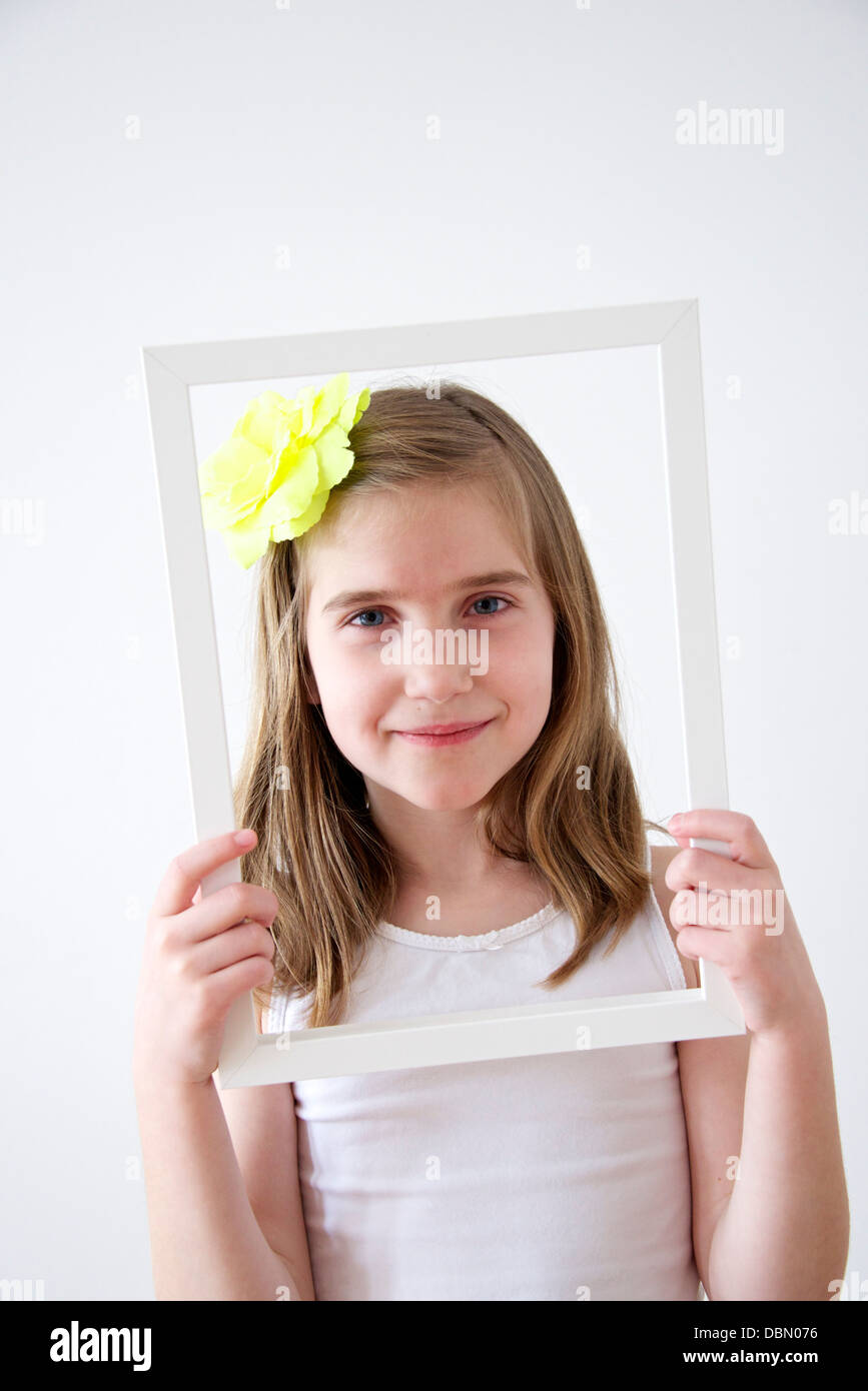 Real flower frame hi-res stock photography and images - Alamy