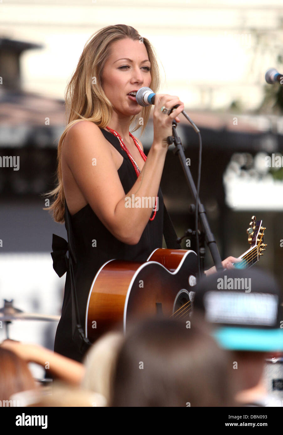 Colbie Caillat performing on the entertainment television news ...