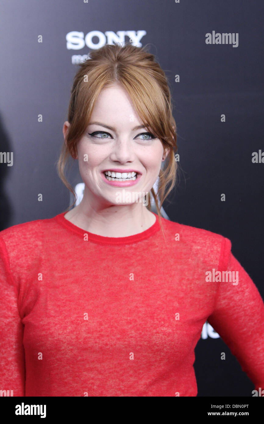Emma Stone New York premiere of 'Friends with Benefits', held at the ...