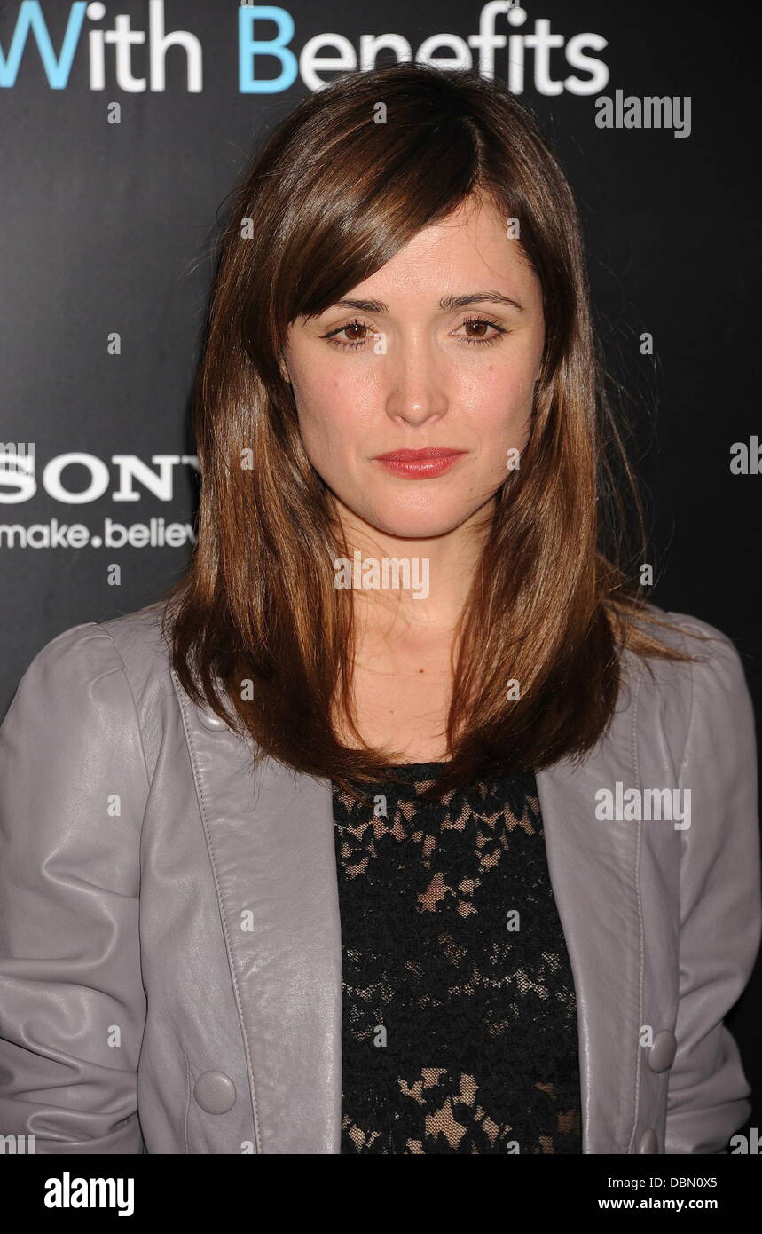 Rose Bryne New York premiere of 'Friends with Benefits', held at the ...