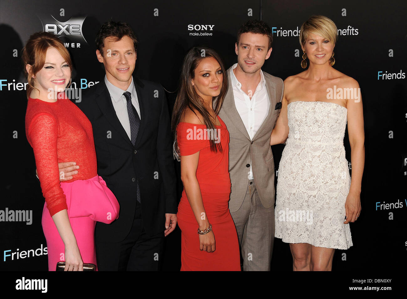 Emma Stone, Will Gluck, Mila Kunis, Justin Timberlake, Jenna Elfman New ...