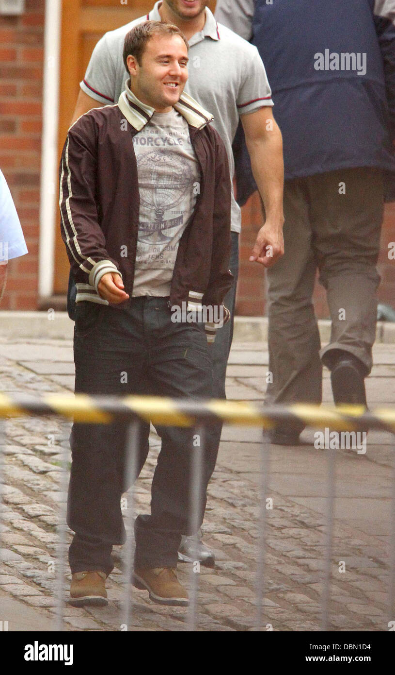Alan Halsall, at Granada Studios for the ITV soap 'Coronation Street ...