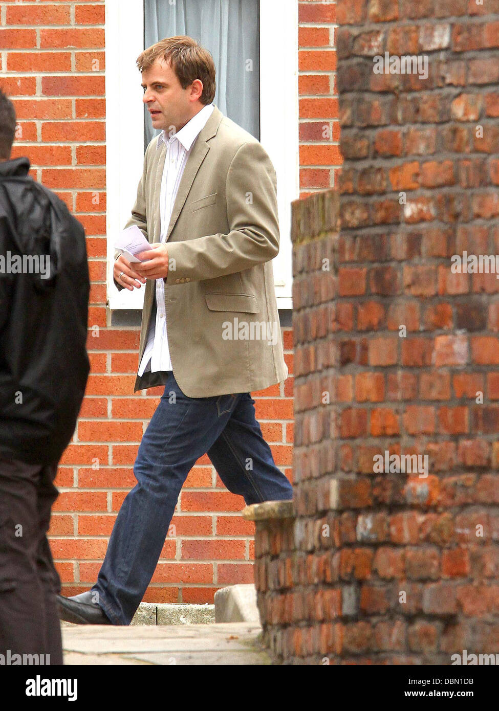 Simon Gregson, at Granada Studios for the ITV soap 'Coronation Street ... Simon Gregson, at Granada Studios for the ITV soap 'Coronation Street ...