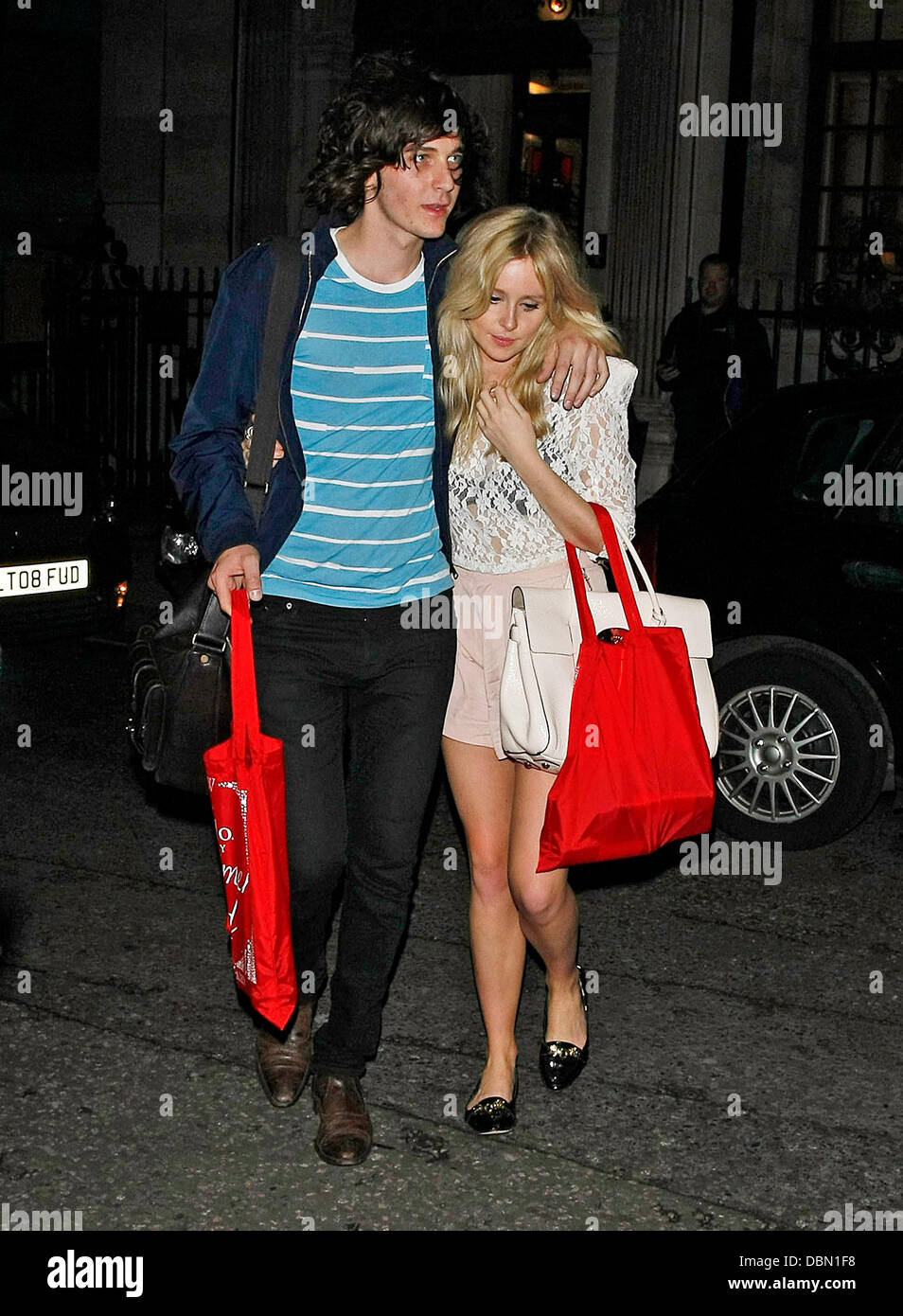 Diana Vickers with boyfriend George Craig looking worse for wear at the ...