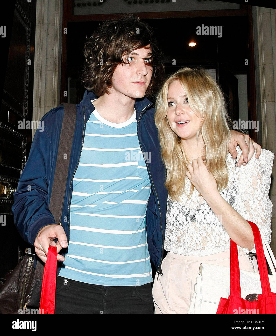Diana Vickers with boyfriend George Craig looking worse for wear at the ...