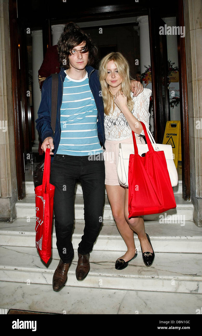 Diana Vickers with boyfriend George Craig looking worse for wear at the ...