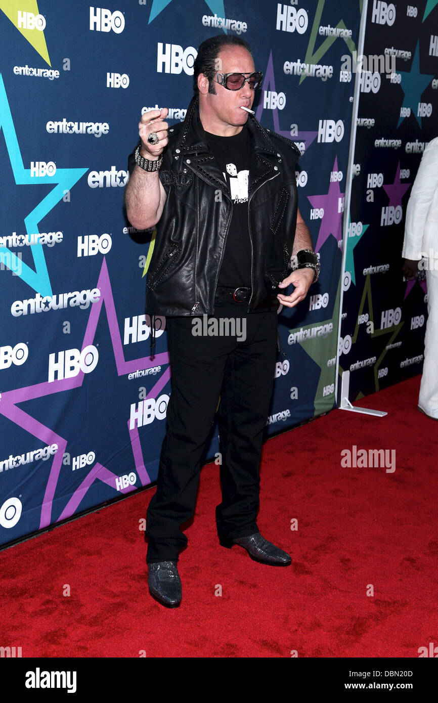 Andrew Dice Clay Final season premiere of HBO's 'Entourage' held at ...