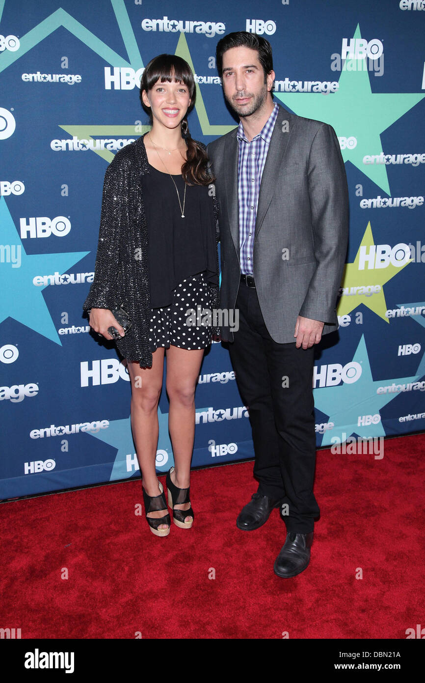 David Schwimmer And Zoe Buckman