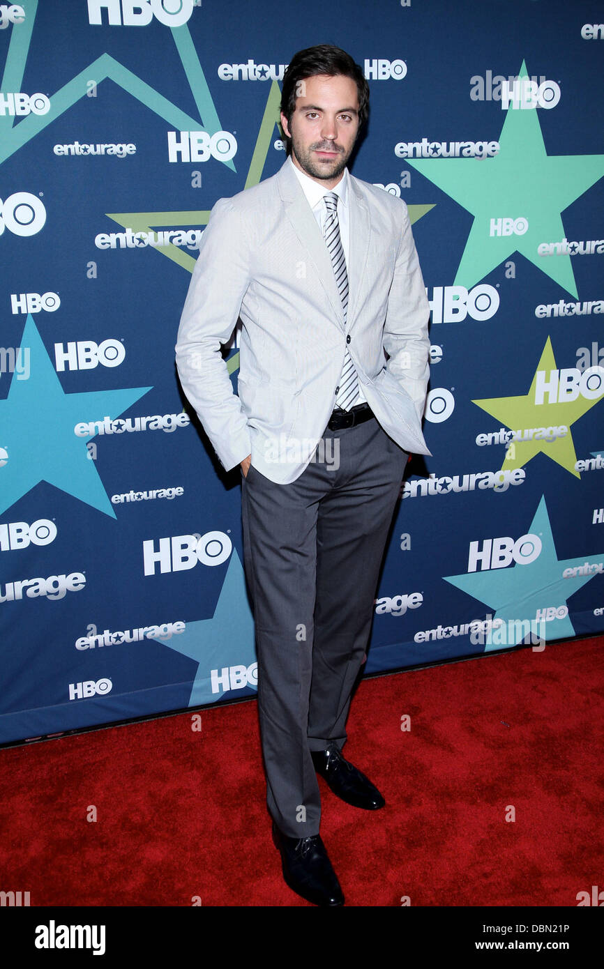 Rhys Coiro Final season premiere of HBO's 'Entourage' held at Beacon ...