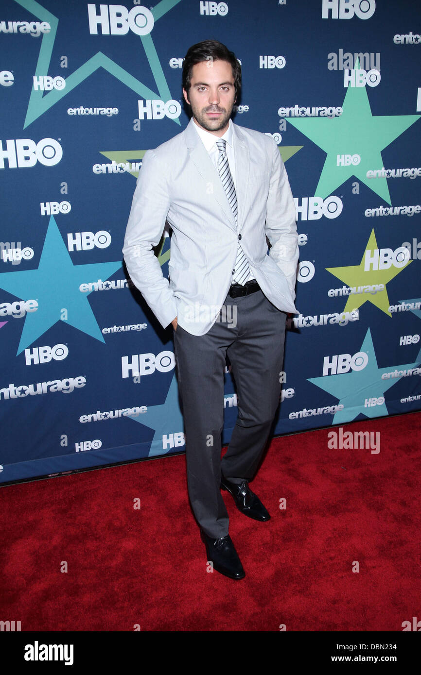 Rhys Coiro Final season premiere of HBO's 'Entourage' held at Beacon ...
