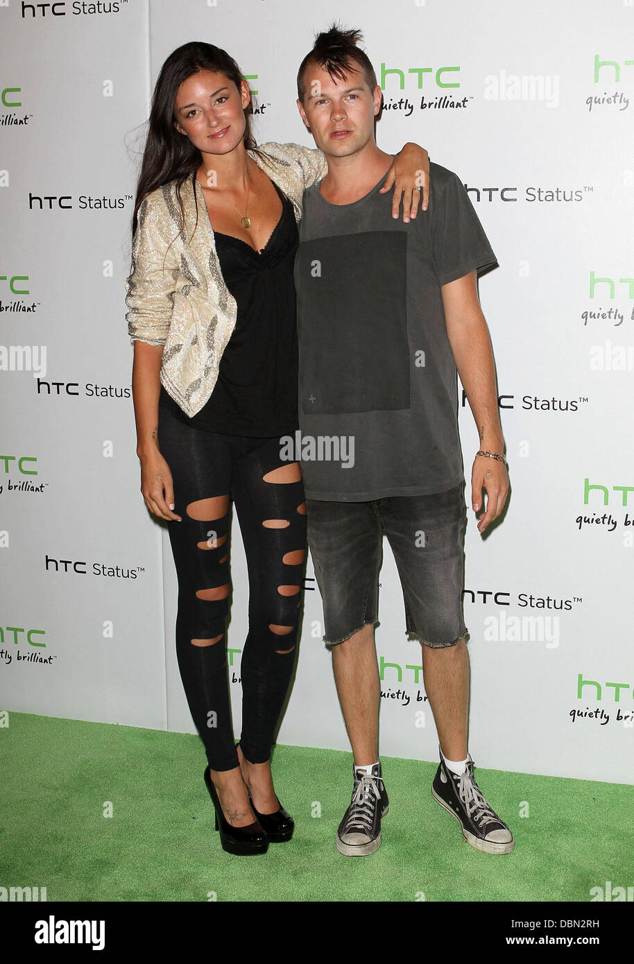 Caroline D'Amore; Bobby Alt The HTC Status Social launch event held at ...